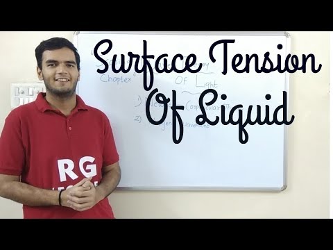 Surface Tension In Hindi Class 11-12 physics , Chapter- Surface tension #surfacetension