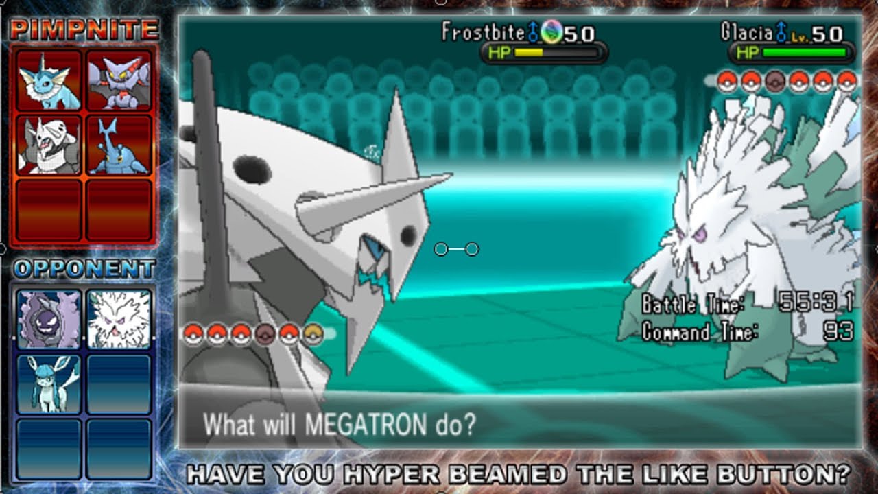 Pokemon X and Y Double WiFi Battle - Mega Aggron VS Mega Abomasnow!