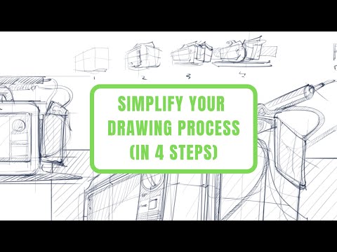 Simplify your Drawing Process (in 4 steps) | Industrial Design Sketching