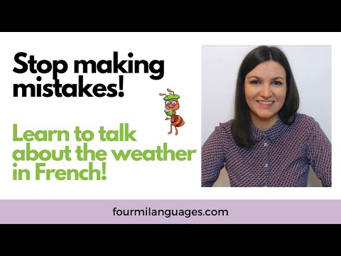 WEATHER FORECAST in French - Part One | Fourmi Languages 10