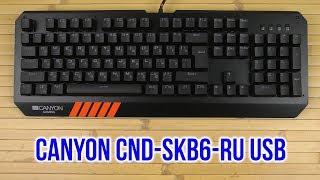 Canyon CND-SKB6-RU купити в інтернет-магазині: ціни на клавіатура CND ...