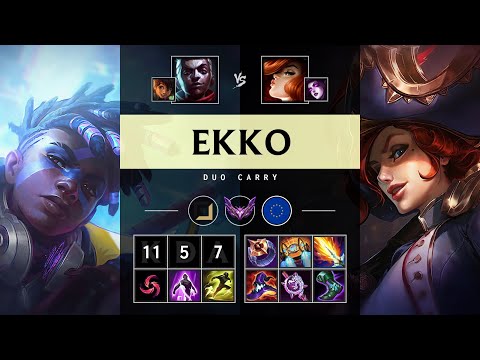 Ekko Carry vs Miss Fortune - EUW Master Patch 25.10
