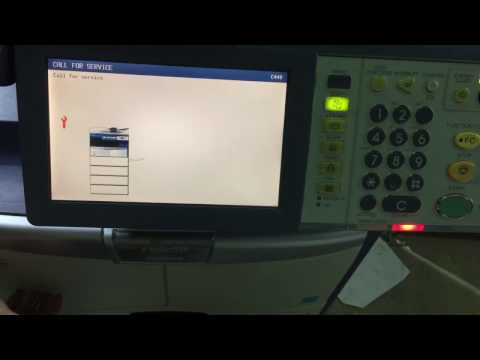Toshiba eStudio 355 error code c440 reset