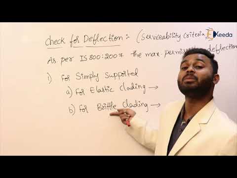 Check for Deflection - Design Flexural Members - Steel Structures ...