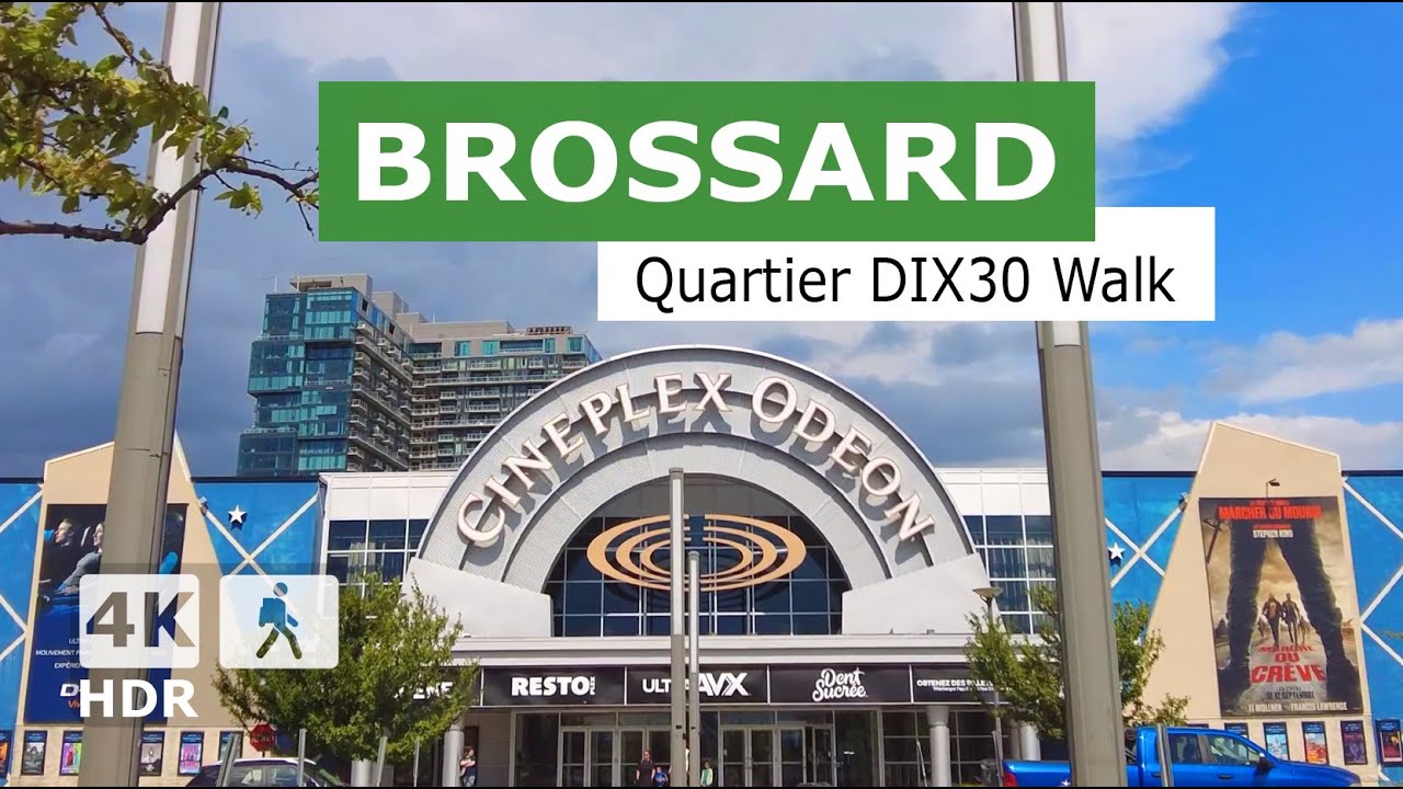 [ 4K ] Explore Quartier DIX30 | Brossard, Quebec 🇨🇦