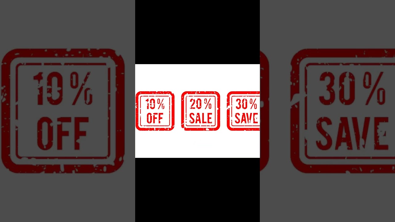 Advertising stamps vector. OFF and sale, discount and bonus stamps
