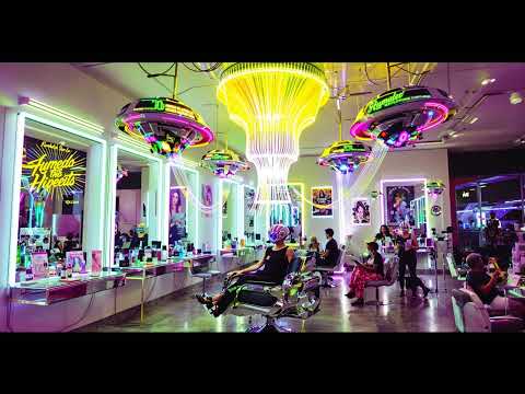 Frequency Electric Signal (Retro Futurism) – SynthMasters – laserbeam - cyberpunk - polaroid