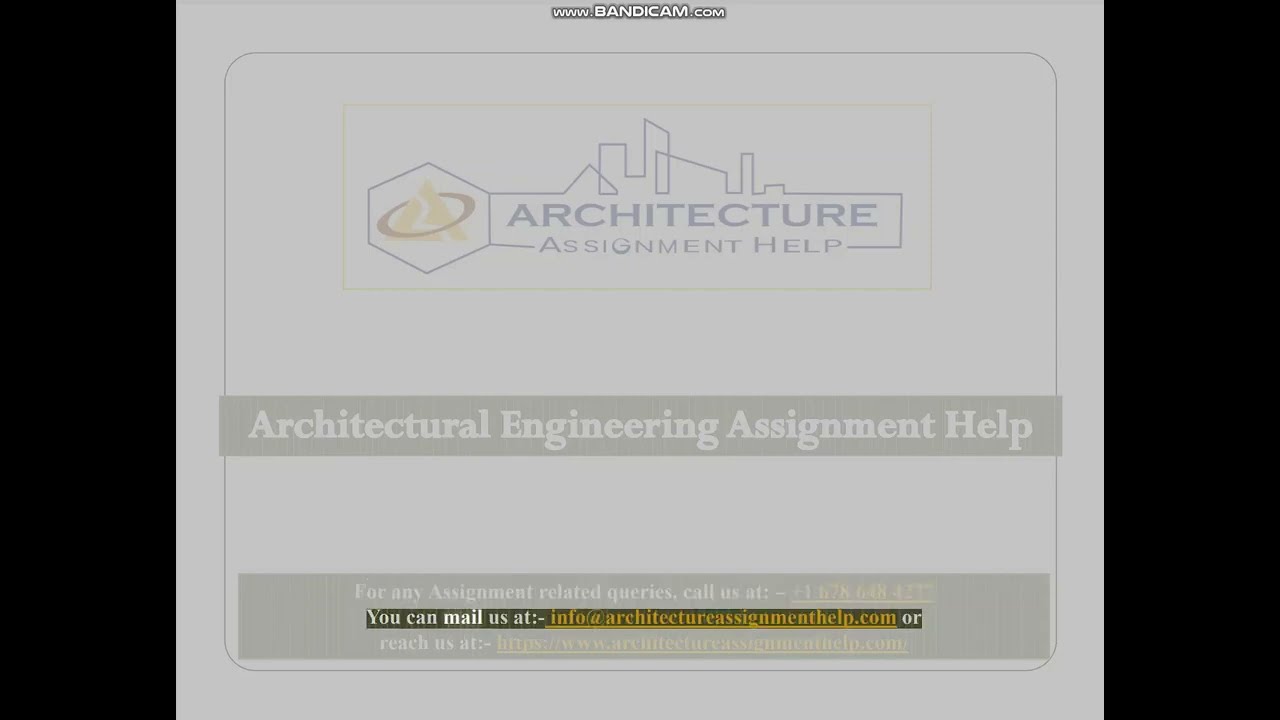 Architectural Engineering Assignment Help
