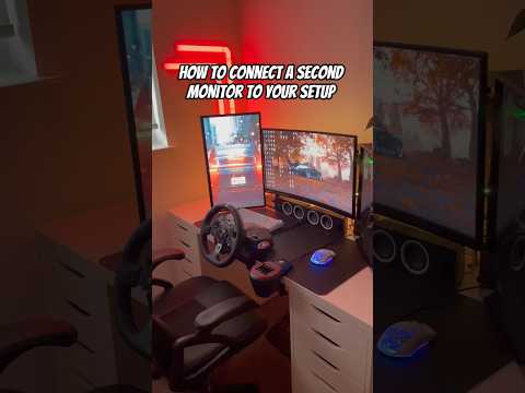 How to Connect a Second Monitor to your Setup… #gamingsetup #gaming