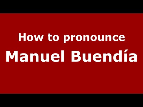 How do you say Manuel Buendía in Mexico (Mexican Spanish)? - PronounceNames.com