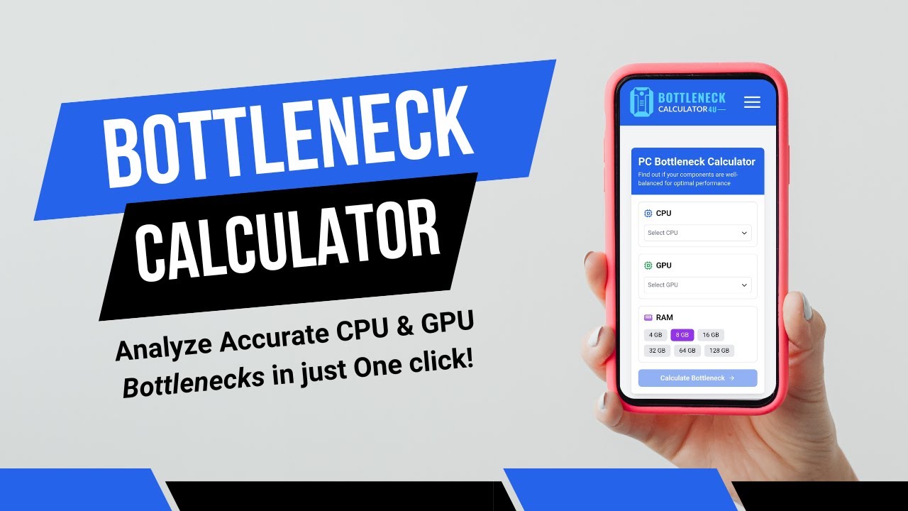 🖥️ How to Use Our Bottleneck Calculator – Step-by-Step Guide! 🚀🎮