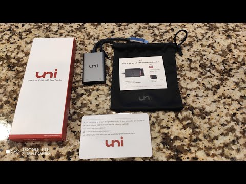 How to use the uni USB-C to Micro-SD Memory Card Reader Adapter.