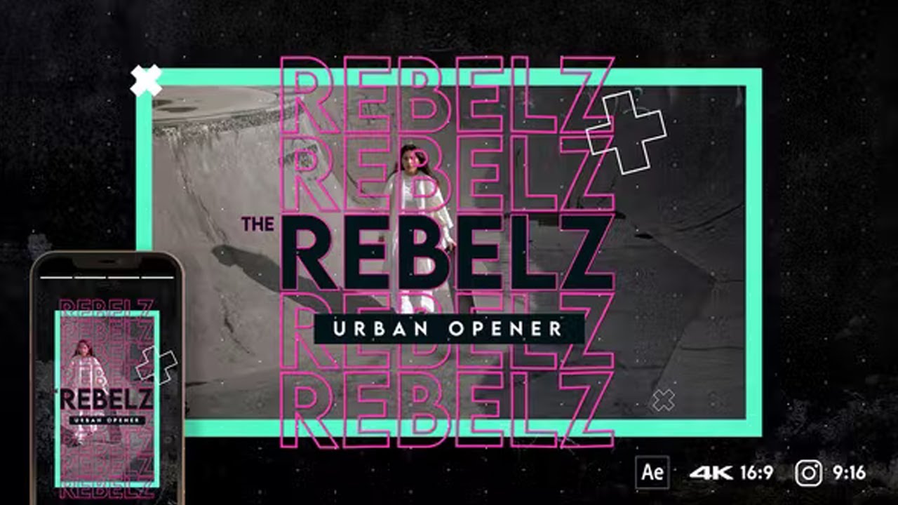 Rebelz Urban Opener - Free After Effect Template | Pik Templates