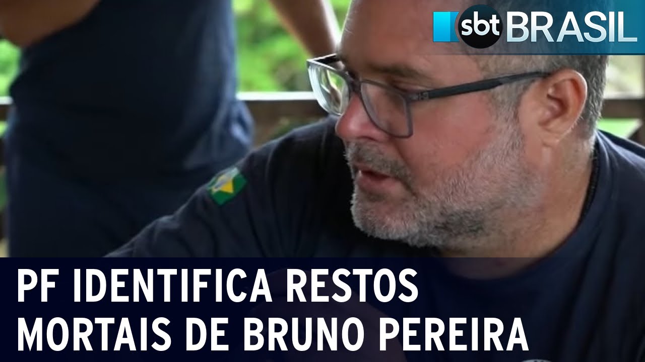 Polícia Federal identifica restos mortais de Bruno Pereira | SBT Brasil (18/06/22)