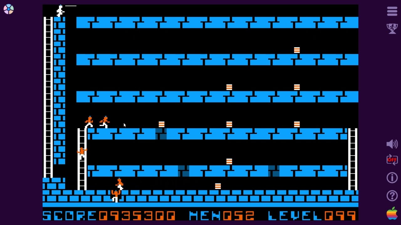 Lode Runner Professional - Level 099