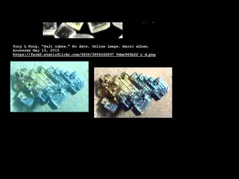 Ordered solids, short range and long range order