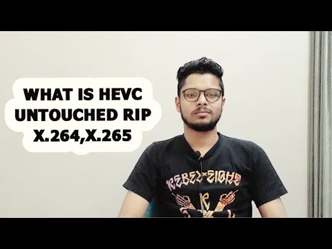 What is HEVC,Untouched Rip,x.264,x.265?