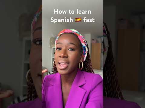How to learn Spanish🇪🇸 fast #spanish #languagelearning #polyglot #learnlanguages