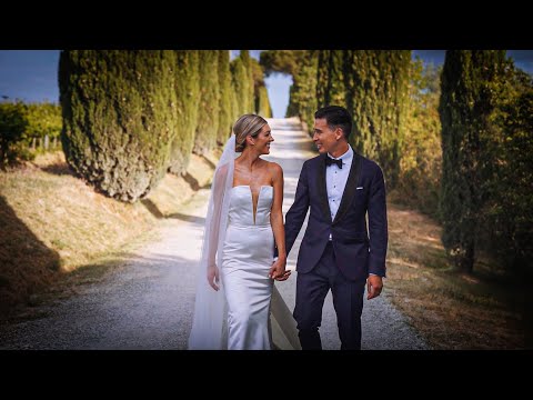 Wedding trailer with drone in Terre di Nano, Siena