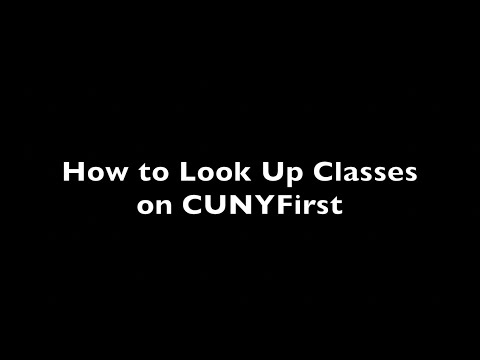 How to use Schedule Builder on CUNYFirst