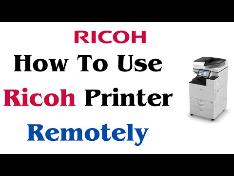 Ricoh How To Use Ricoh Printer by web\Remotely? How to Print, Copy, & Scan Using Remote in Ricoh?