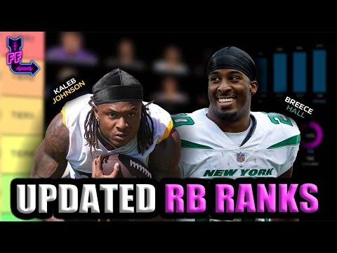 NEW Dynasty RB Rankings + Tiers (w/ Rookies) - 2025 Dynasty Fantasy Football
