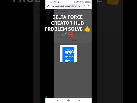 How to fix delta force captcha puzzle Creator hub gix problem#creatorHub #deltaforce #tacticoolgame