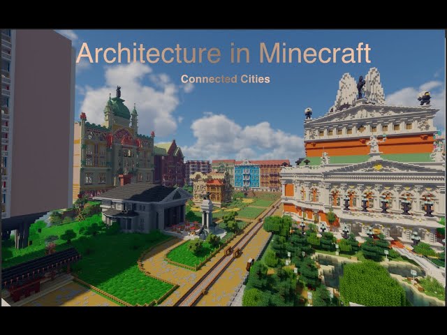 Connected Cities 12.0 - cities and architecture Minecraft Map