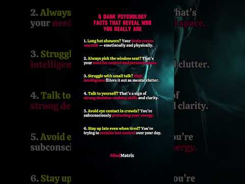 6 Dark Psychology Facts That Reveal Who You REALLY Are