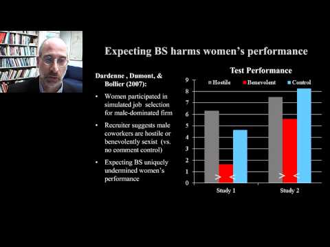 Peter Glick - How Subtle and Benevolent Biases Undermine Women's Advancement in the Sciences