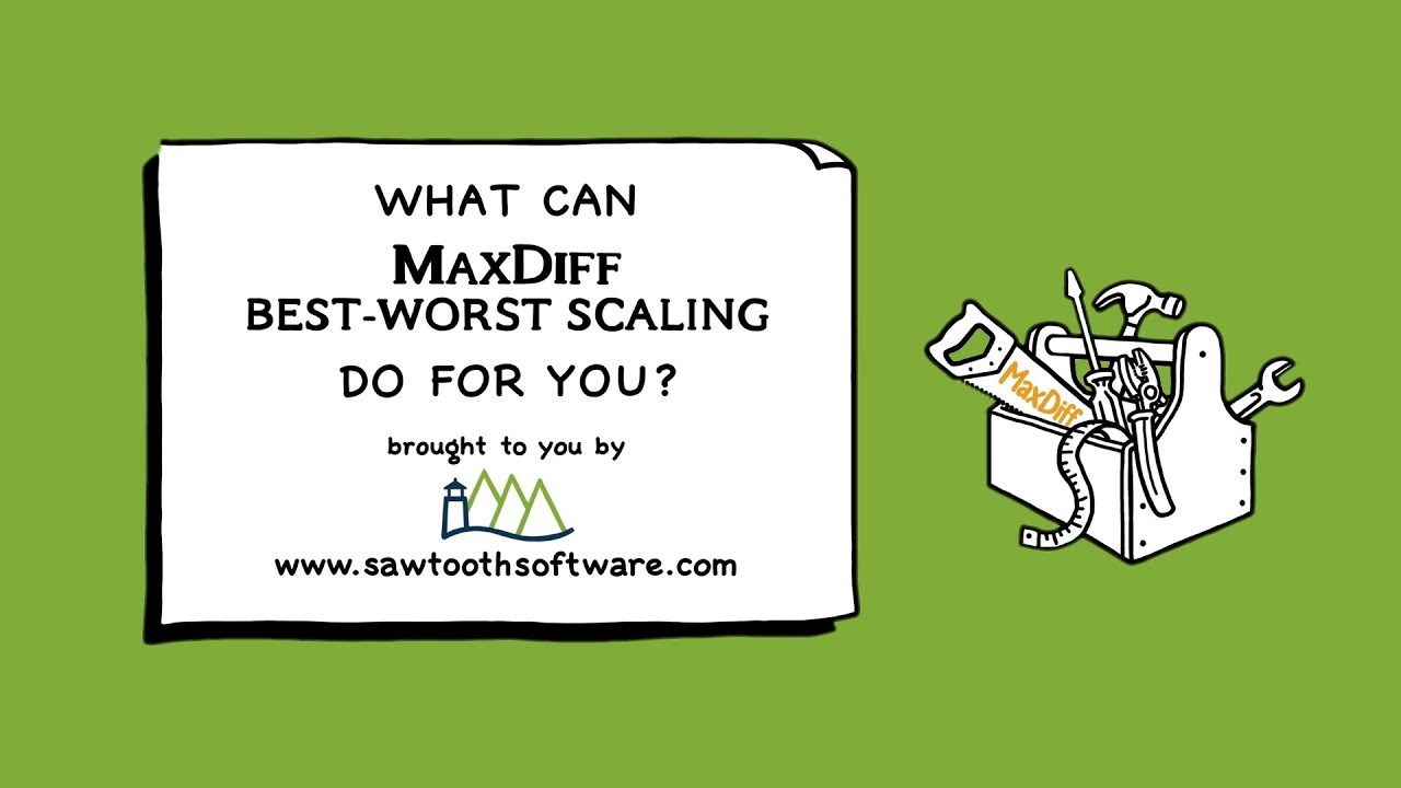What Can MaxDiff Best-Worst Scaling Do For You? (full)