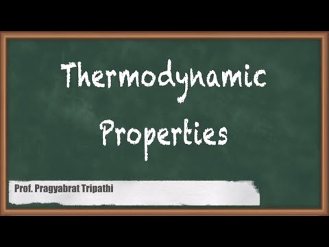 Basics of Thermodynamic Properties - GATE Mechanical Engineering Video ...