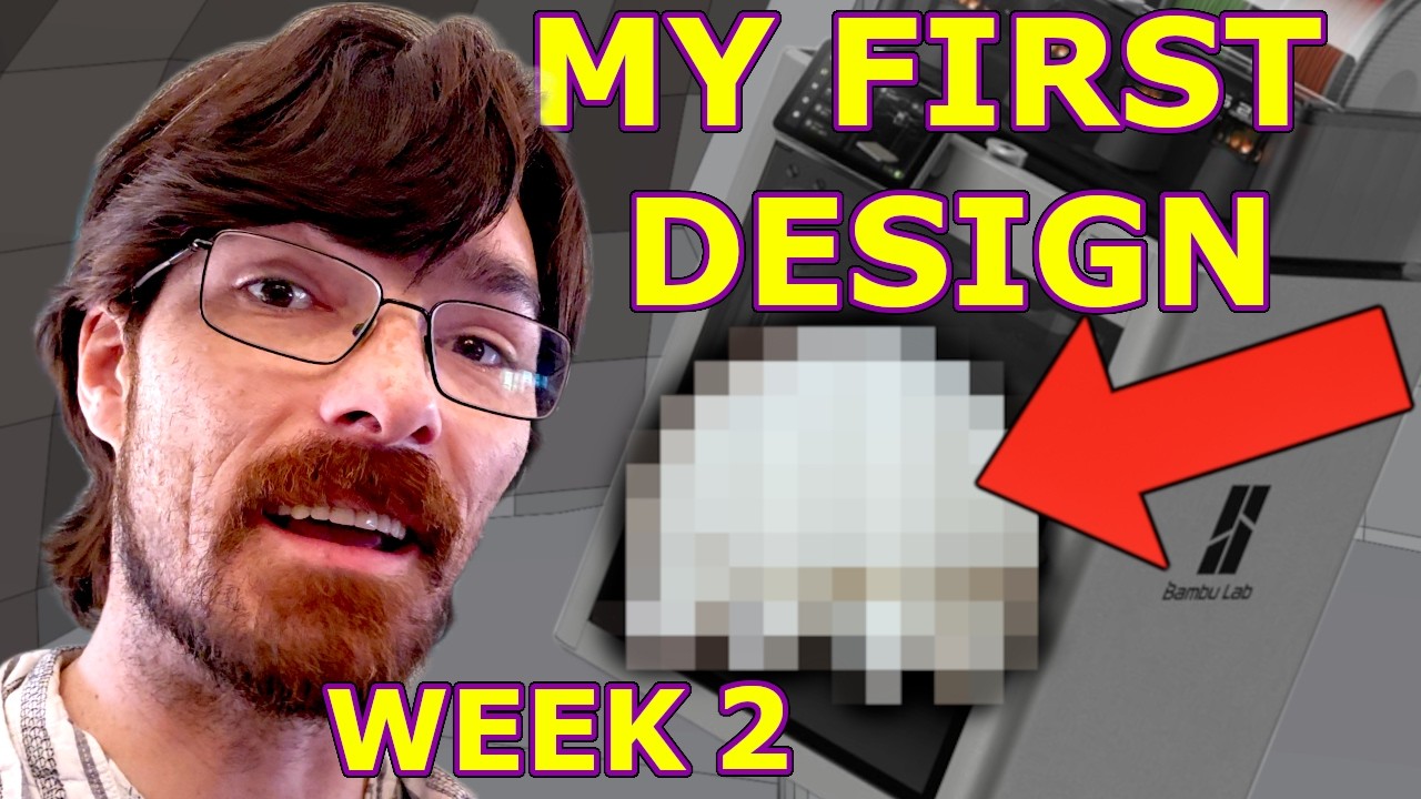 My First 3D Print Design From NOTHING! | Starting a 3D Printing Business With ONE Printer Week 2
