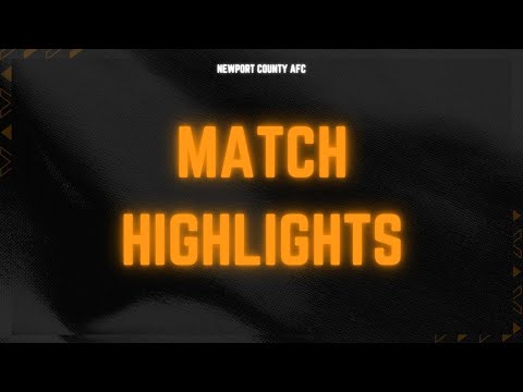 Crewe Alexandra v Newport County highlights