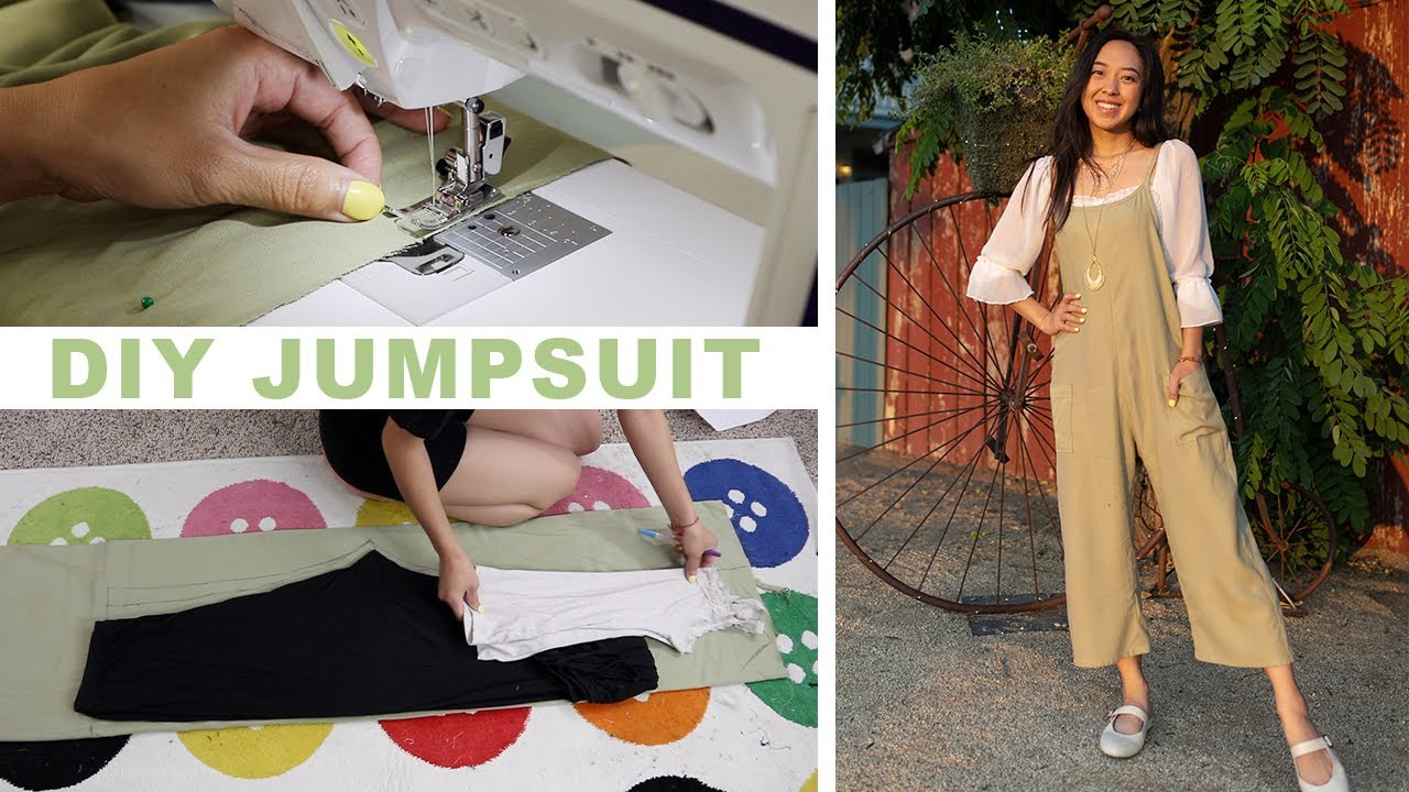 How to make a simple jumpsuit! Sewing with @coolirpa