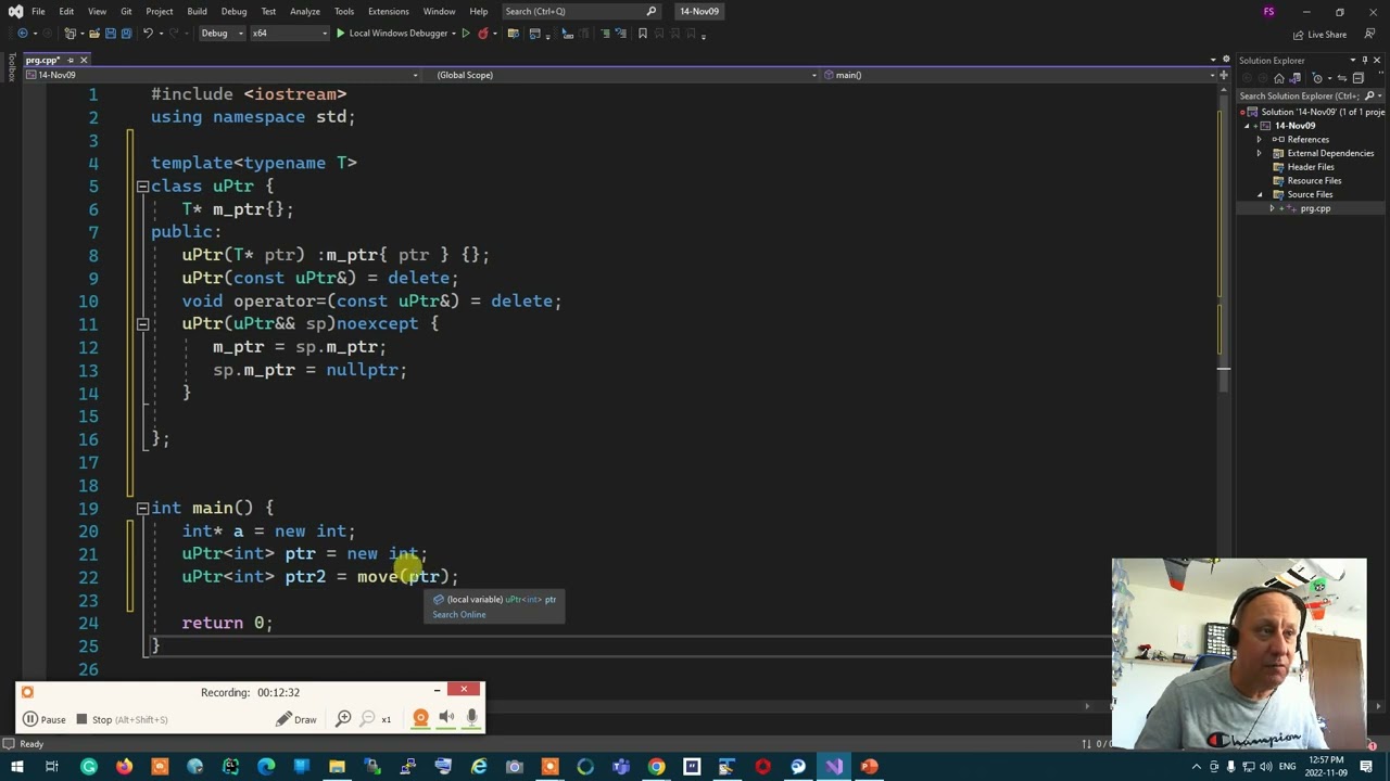 OOP345NCC - 2227 - Pointers, Smart pointers (part 2)