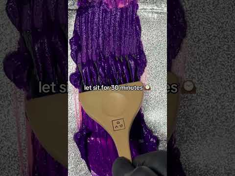 Go from pink to purple with Good Dye Young semi-permanent hair dye. #haircolor #hairtransformation