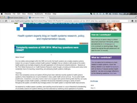 HSG LinkedIn tutorial - A how to for users