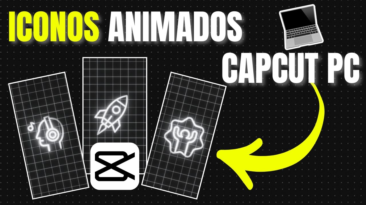 ICONOS ANIMADOS NEON EN CAPCUT PC