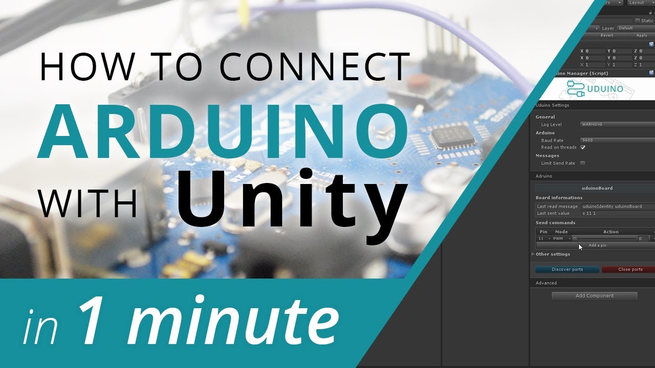 Connect Arduino to Unity in less than 1 minute - Uduino