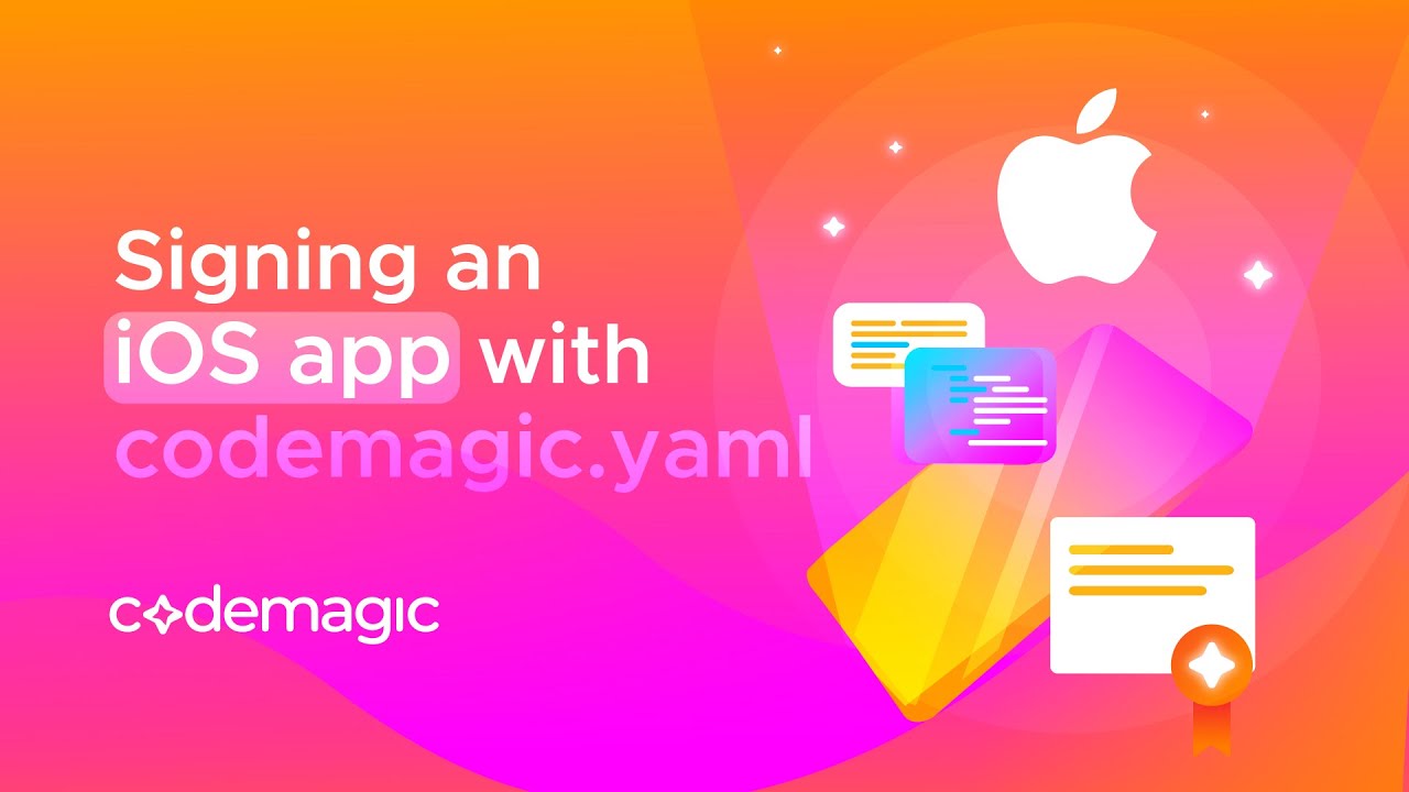 Signing iOS apps with code signing identities and codemagic.yaml
