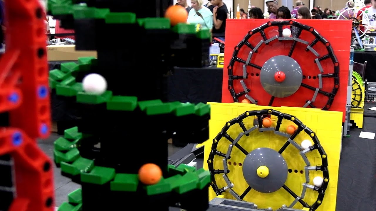 LEGO Great Ball Contraption at Atlanta Brick Con 2025 // TRAIN BRAIN ...