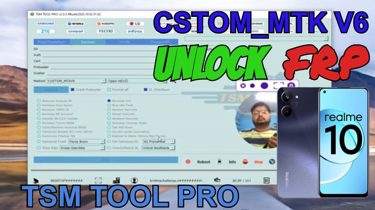 REALME 10 💪 RMX3630 🔥 MTK_V6 🤑 NEW MODE 🚀 TSM TOOL💪