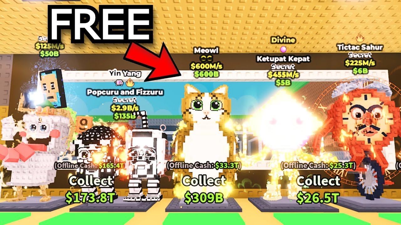 JOIN FOR A FREE...(Steal A Brainrot)100K?