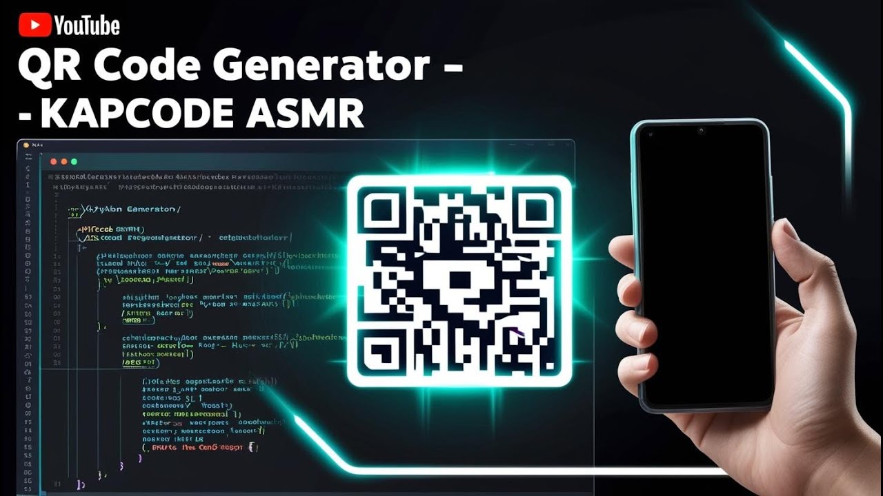 QR Code Generator & Scanner | Html-Css-JavaScript | KapCode ASMR | No Talking