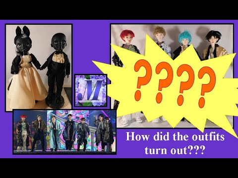 Finishing the Rainbow High Tuxedo and Starting the BTS BJD Hanbok ...