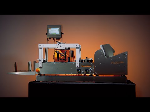 The PouchMark FLOW - Continuous Pouch, Card and Flat Box Feeding & Printing System