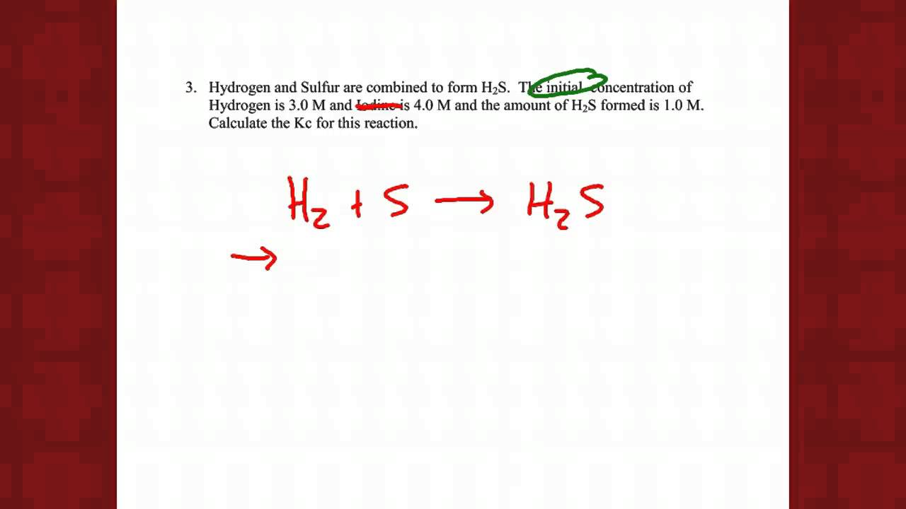 Equilibrium Practice Problems