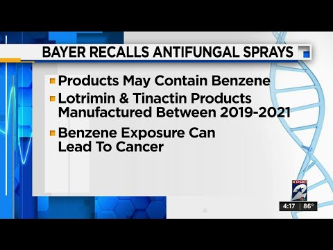 Bayer recalls antifungal sprays