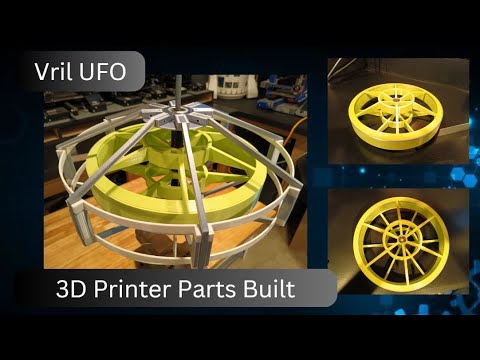 🛸 Vril UFO frame・Free 3D File for ・Cults